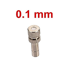 VIEUE Garden Drip Irrigation System Accessories 0.1mm 0.15mm Low-Pressure Atomizing Atomizing Nozzle Spray Atomizing Head Atomizing Spray System 6 Pieces (Color : 0.1mm)