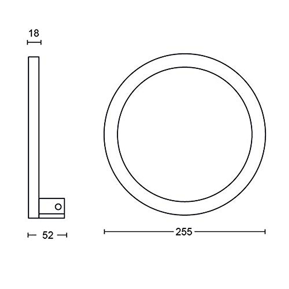 Philips Hue Sana White and Color Ambiance Wall Light (Works with Amazon Alex and Google Assistant)
