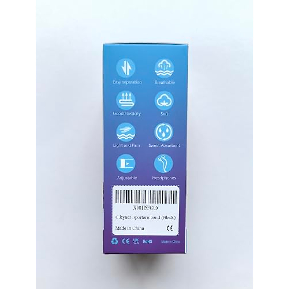 Cikyner Running Armband, 3 in 1 Running Phone Holder Sports Armband Bicycle Phone Holder 360° Rotatable & Detachable Running Phone Armband for 4.5-10'' iPhone Huawei for Gym Running Hiking