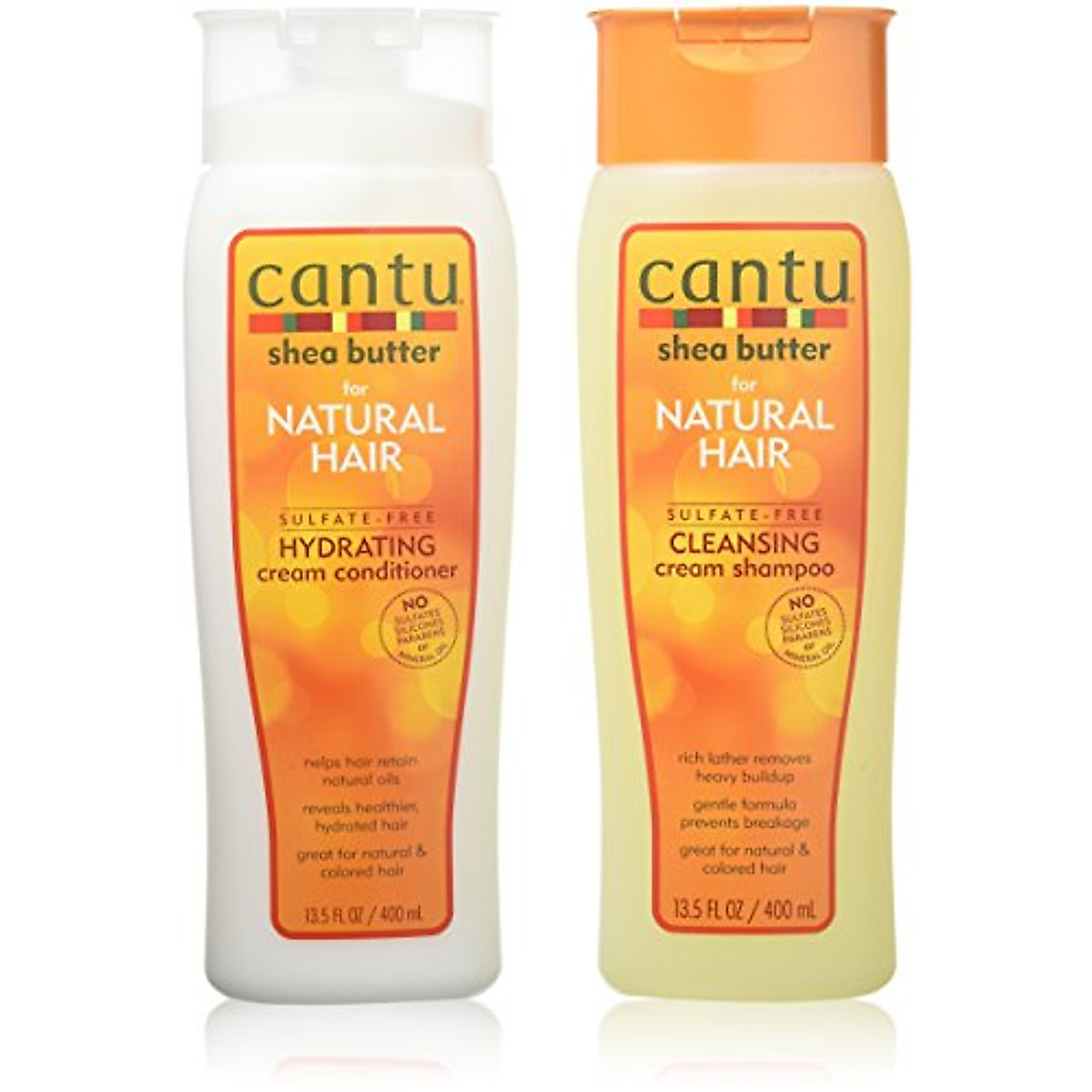 Cantu Shea Butter for Natural Hair Double Combo Shampoo and Conditioner