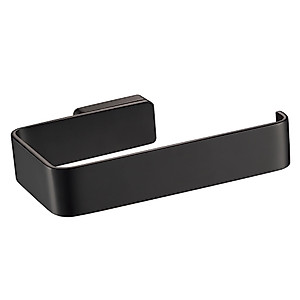 KRAUS Stelios Bathroom Toilet Paper Holder, Matte Black Finish, KEA-19929MB