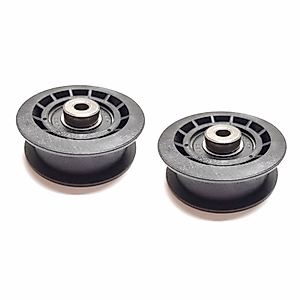 2 Flat Idler Pulleys - Compatible with: Pulley Part Number 106-2176 Used On Y