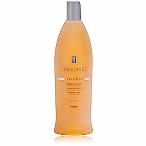 RUSK Sensories Smoother Passionflower and Aloe Smoothing Shampoo, Anti-Frizz Formula With Aloe Helps Smooth and Emollients Restore Moisture Balance, 35 fl. oz.
