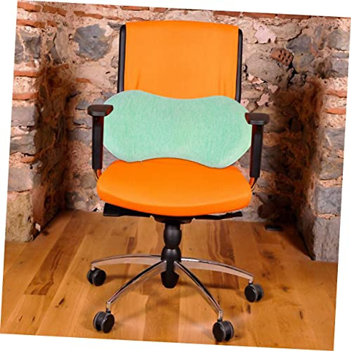 Hemoton 1Pc Lumbar Pillow Waist Pads Pillow for Home Pillow for Waist Orthopedic Pillow Tournure Support Cushion Memory Pillow Waist Support Cushion Tournure Pillow to Sleep Apple Green