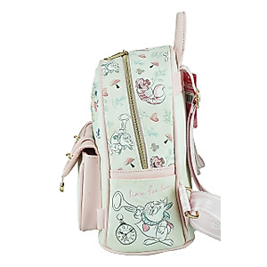 Disney Alice in Wonderland Wondapop 11 Inch Vegan Leather Mini Backpack