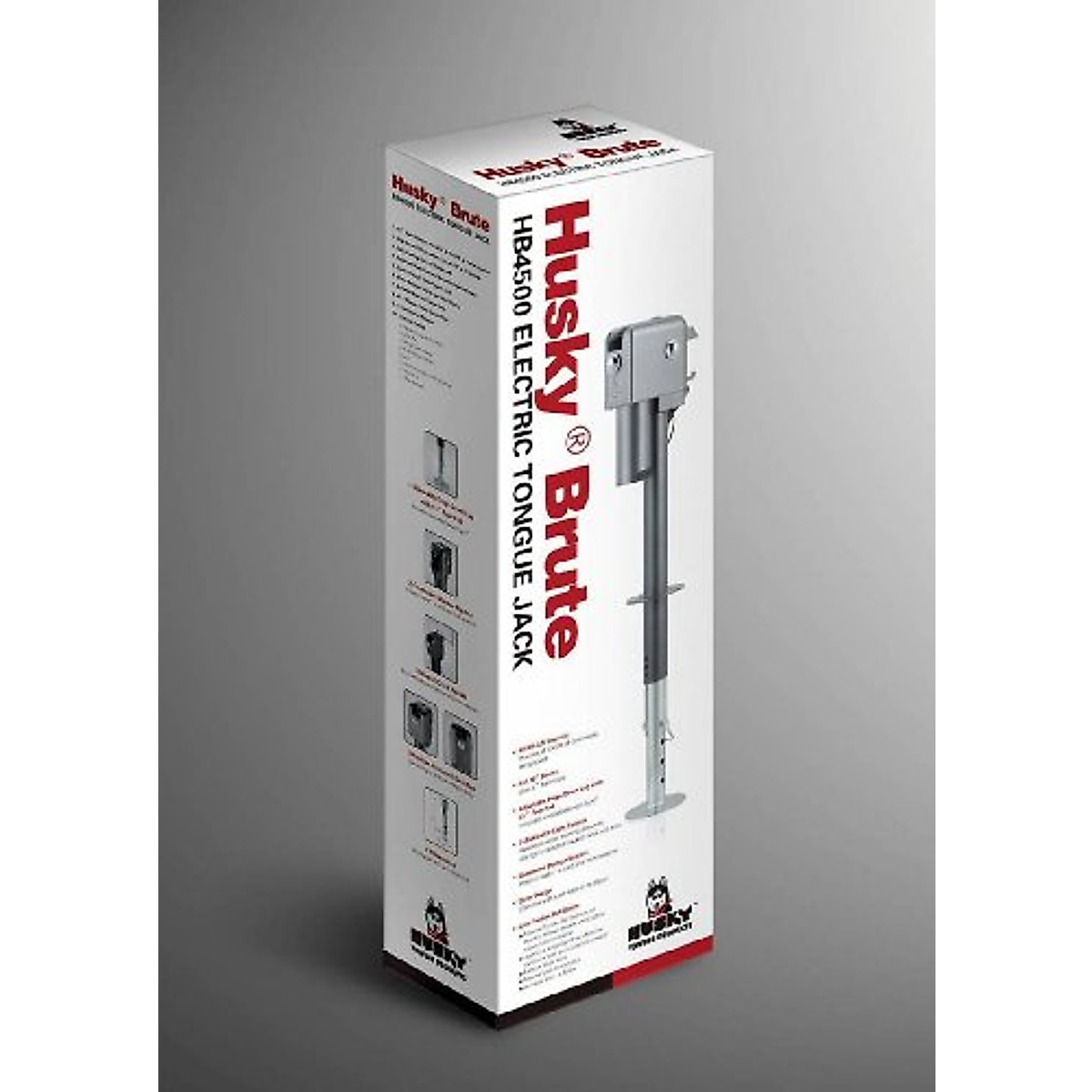 Husky HB4500 4500 lbs. Brute Power Jack, Hammer Gray Finish