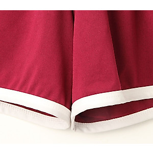 Shakumy Women Sporty Shorts Stretchy Comfy Active Yoga Workout Running Fitness Elastic Waist Summer Beach Shorts Hot Pants