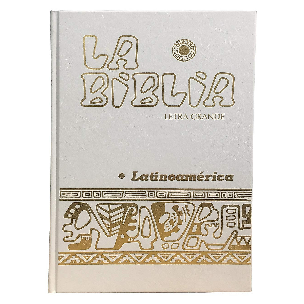 Coladera La Biblia Catolica Latinoamericana Letra Grande Edicion Cartone en Español con Señalador Biblico - The Latin American Catholic Bible Spanish Edition with Bookmarks (White)
