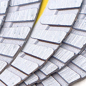 HIGHDRIL Diamond Saw Blade, 3PCS 3in/75mm x Arbor 3/8inch/10mm for Granite,Hard Concrete,Ceramic,Hard Porcelain