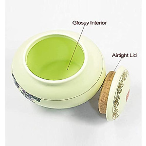 Decorative Urns Mini Funeral, Ceramics Cremation, Perching Birds Keepsake s for Human Ashes,Small Storage, Jars for Ashes Or Ashes of Pets