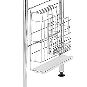 Amazon Basics 26-Inch Over the Sink 2-Tier Dish Drying Rack - Rust-Resistant, Stainless Steel
