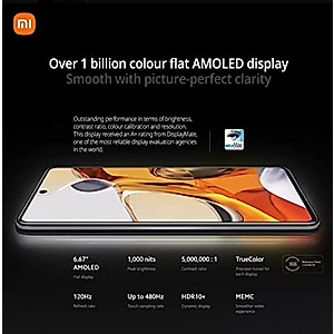 Xiaomi 11T 5G + 4G Volte (128GB, 8GB) 6.67” 108MP 6GB Triple Camera, NFC Dual SIM (Not Compatible Verizon Sprint Boost Metro Cricket) GSM Unlocked Global (w/Fast Car Charger Bundle) (Meteorite Gray)