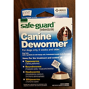 Wormers Dewormer 8 in 1 Safe Guard Canine Anti Parasite Small Dog Puppies 3 Day