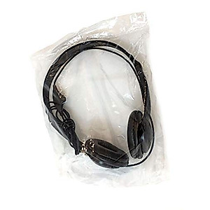 Soundnetic SNCCV Classroom Stereo Headphones with Leatherette Earpads and Volume Control, Black, Count of 10, Pack of 1