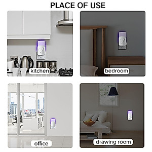 Indoor UV Light Fly Trap with 10 Glue Boards - Effective Plug-in Bug Trap for Houseflies and Gnats - Odorless and Mess-Free Fly Control Solution