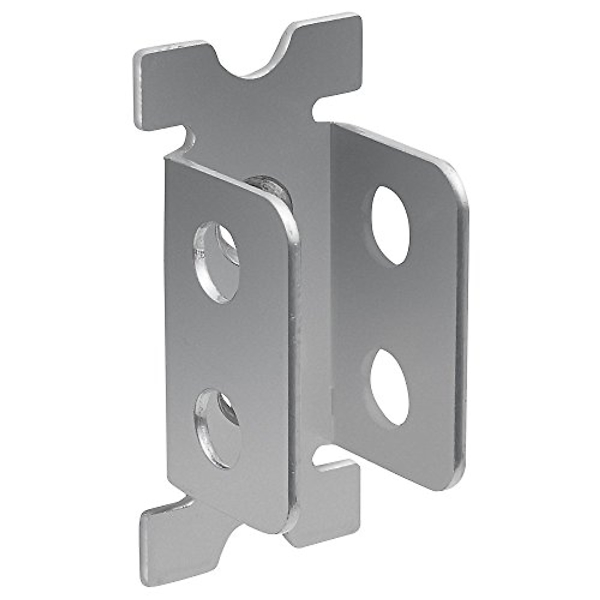 Allspace 2 Piece Vertical Standard Connectors for Pegboard Wall Mount System, Closet, Garage Utility Organization Accessories -450036-21