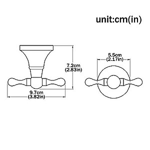 Flybath Coat Hook Antique Brass Towel Robe Hooks Bathroom Kitchen Accessories Wall Mounted, Brushed Bronze