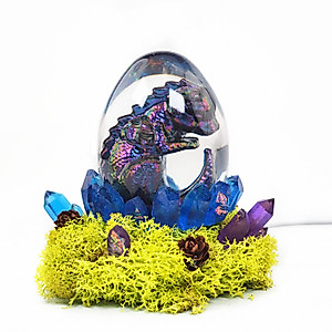 2 Pack Dragon Egg Mold Dinosaur Mold Silicone Mold for Resin Dragon Candle Mold Easter Egg Mold Dragon Silicone Mold for Candles Home Decoration Mold Animal Resin Mold Cartoon Mold Dragon Mold