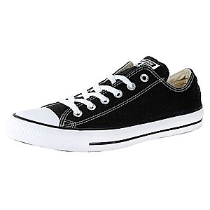 Converse Unisex Chuck Taylor All Star Ox Low Top Classic Black/White,. Sneakers - 8.5 B(M) US Women / 6.5 D(M) US Men