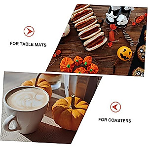 Printed Table Mats 4pcs Halloween Placemat Individuales para Mesa De para Mesa De Jute Placemat Kitchen Mat Dining Place Mat Heat Protection Mat Kitchen Hot Pads