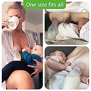 haakaa Manual Breast Pump Hand Pump Milk Pump Breast Milk Collector with Suction Base and Flower Stopper 100% Food Grade Silicone BPA Free (4oz/100ml) (Purple)