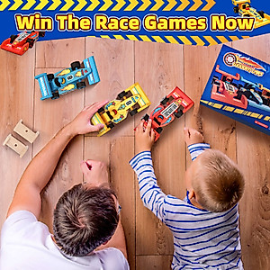 Atoylink DIY Wooden Cars Crafts for Kids Easy Assemble & Paint Your Own Race Cars 3 Pack Model Car Kits Woodworking Arts and Crafts for Boys Girls Gifts