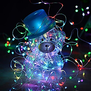 YESTORY 66Ft Plug in LED String Lights for Party Holiday Wedding Christmas Decoration