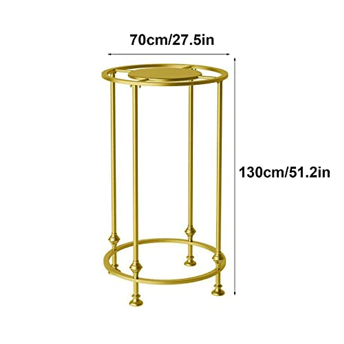 NABOOJ Clothes Racks for Hanging Clothes, Modern Round Clothing Rack, Cloth Display Rack Hanger for Clothes Store Bedroom Multi-Purpose Hanging Rod Shelf