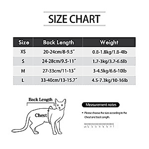 Cat Recovery Suit After Surgery for Female Male Pet Surgical Pajamas Long Sleeve Prevent Shedding Recovery Snugly Suit&E Collar Alternative Onsies for Cats (S, Pink)