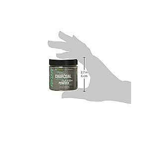 InVitamin Natural Whitening Activated Charcoal Powder for Teeth and Gums (Spearmint)