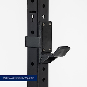 Titan Fitness X-3 Series Short Wall Mounted Space Saving Power Rack 18-in. D Side Bracings