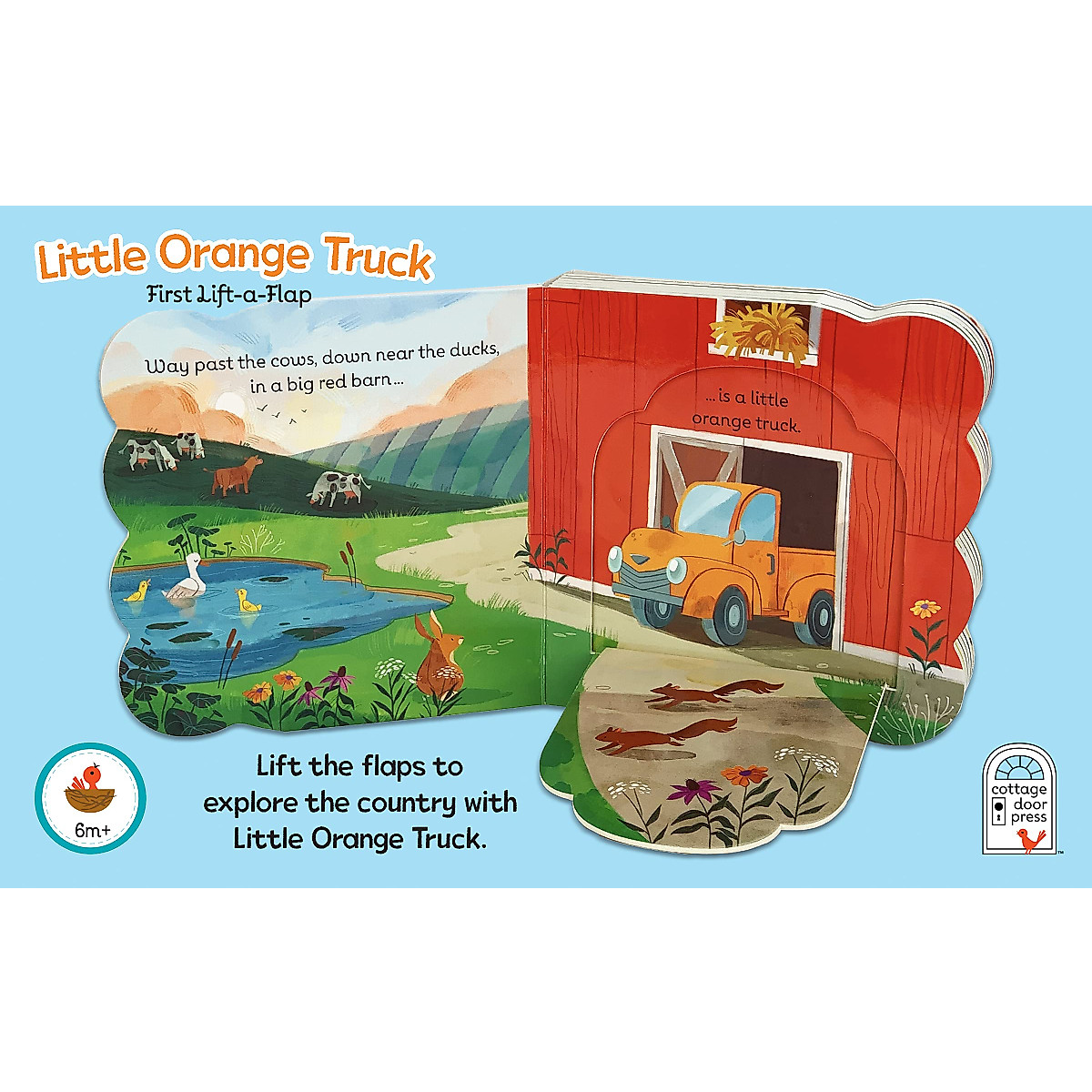 Little Orange Truck (Chunky Lift-a-flap Board Book)