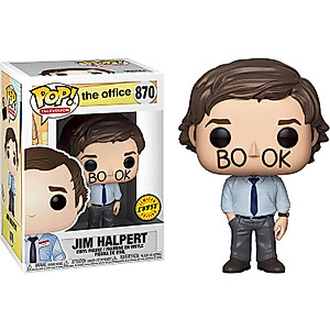 Funko Pop TV: The Office - Jim Halpert Chase (Bundled with Eco Tek Case Protector)