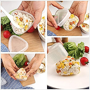 Set of 2 Triangle Sushi Mold, Sushi Mold Rice Mold DIY Tool