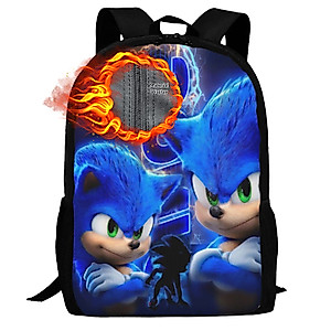 Cute Blue Backpack For Travel Laptop Daypack 3d Print Bag For Boys And Men
