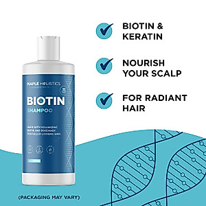 Biotin Shampoo and Conditioner for Thinning Hair and Volume - Hair Volumizing for Men and Women - Thickening Shampoo and Conditioner for Fine Hair