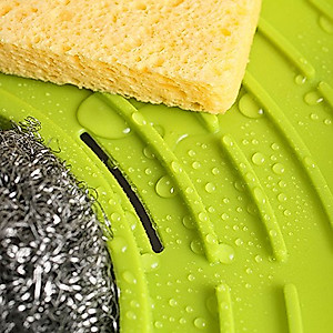 NPLE--Bathroom Kitchen Tool Sink Corner Storage Rack Sponge Holder Wall Suction Cup