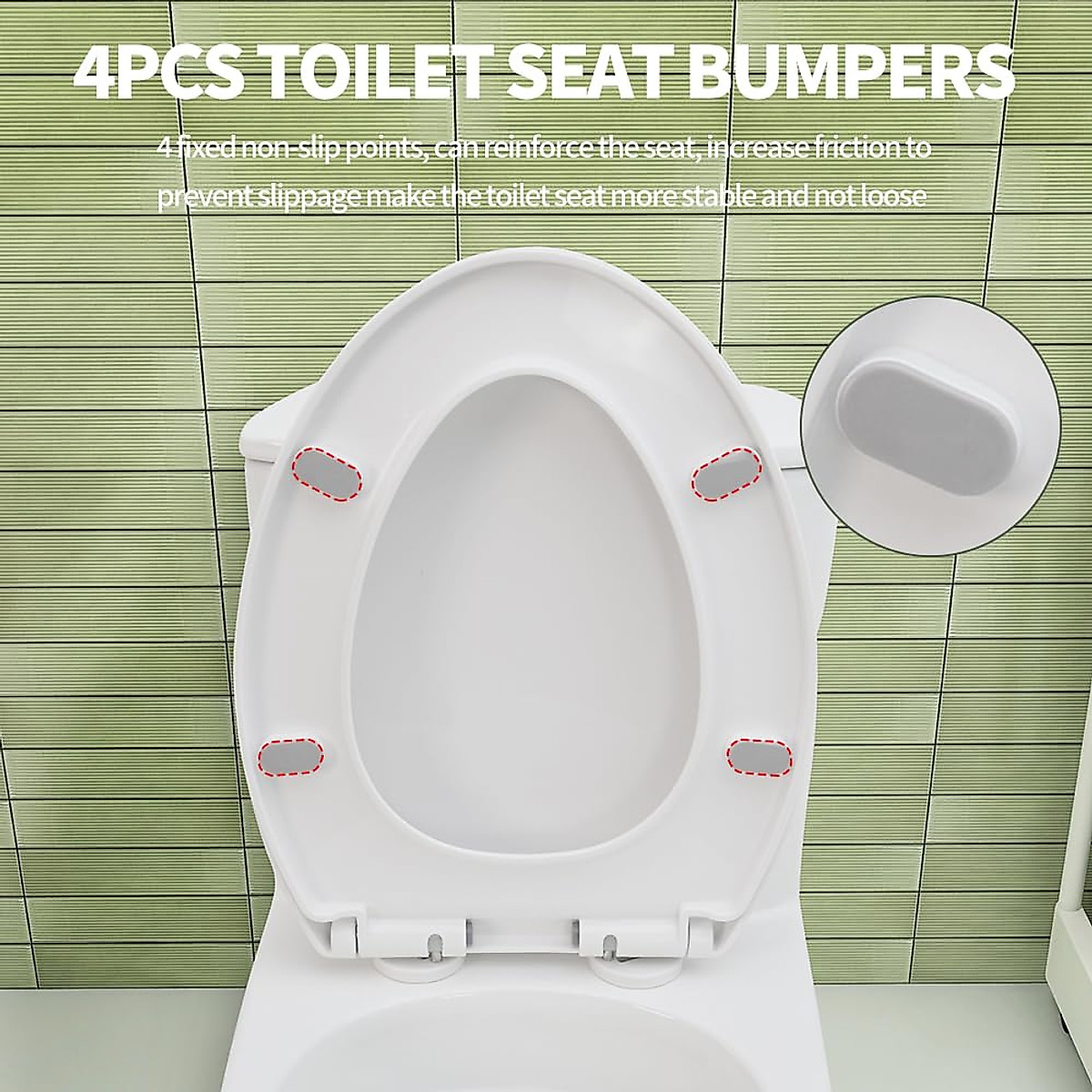 DAYAO Premium Elongated Toilet Seat with Cover Quiet Close, Two-Click to Quick Release, Easy Installation Never Loosen Hinge, Slow Close Toilet Seat and Cover, Easy Cleaning-White Color (Elongated)