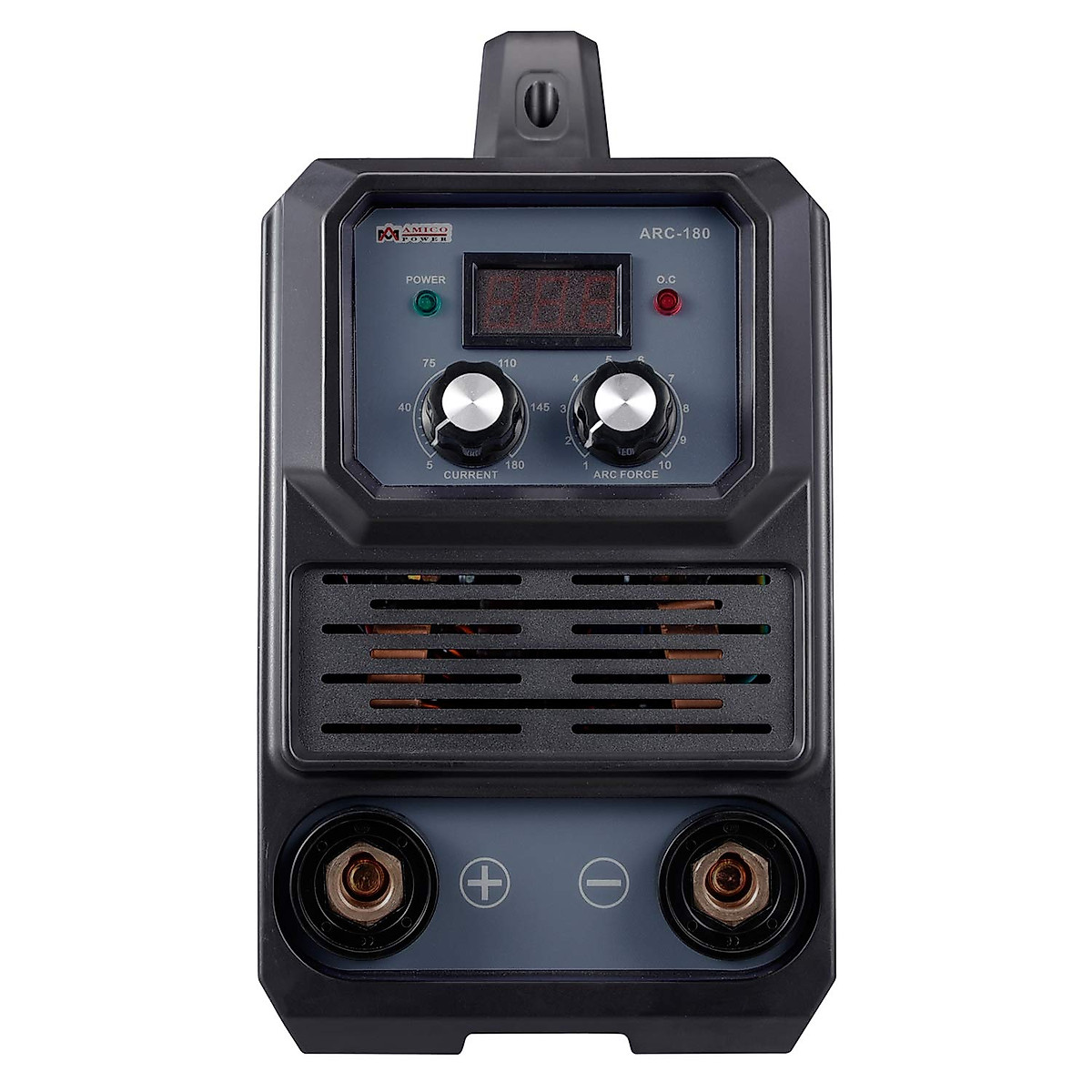 Amico ARC-180, Professional 180-Amp Stick Arc Lift-TIG Inverter Welder, 80% Duty Cycle, 100-250V Wide Voltage
