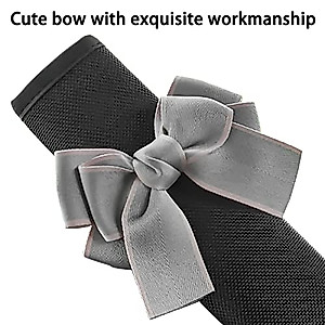 AUCELI 2 Pcs Bow Tie Auto Seat Belt Cover, Soft Ice Silk Car Seatbelt Shoulder Pad for a More Comfortable Driving, Safety Strap Neck Cushion Protector, Car Accessories for Adult Kid