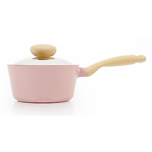 Neoflam Retro 1.5qt Saucepan with Glass Lid | Made in Korea