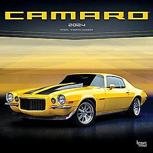 Camaro OFFICIAL | 2024 12 x 24 Inch Monthly Square Wall Calendar | BrownTrout | Chevrolet Motor Muscle Car