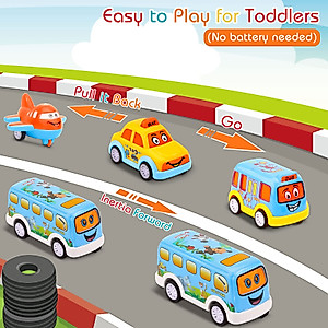 Nicmore Carrier Truck Toddler Toys Car: Toys for 2 3 4 Year Old Boy 5 in 1 Transport Toys for Kids Age 2-3 2-4 | 18 Months 2 Year Old Boy Girl Birthday Gifts