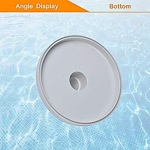 Above Ground Pool Vacuum Plate for compatible with HydroSkim 513330, compatible with Hayward SP1091WM Replace Pool Skimmer, 6.25" Round