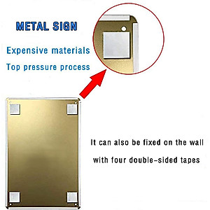 Metal Tin Sign State Prison Next Exit Do Not Pick Up Hitchhikers Home 12x18 in