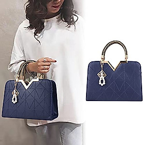 Women Purses and Handbags Ladies Fashion PU Leather Top Handle Crossbody Satchel Shoulder Totes Top Bags