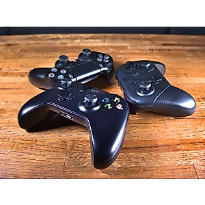 DABBLER GAMING XBOX Thumbstick Replacement Kit - black replacement joysticks for XBOX ONE - Comfortable and durable grip - Analog joysticks (4pcs), xbox screwdriver, pry tools, and extra screws. (1)