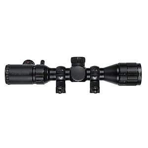 Monstrum 3-9x32 AO Rifle Scope with Illuminated Range Finder Reticle and Parallax Adjustment | Black