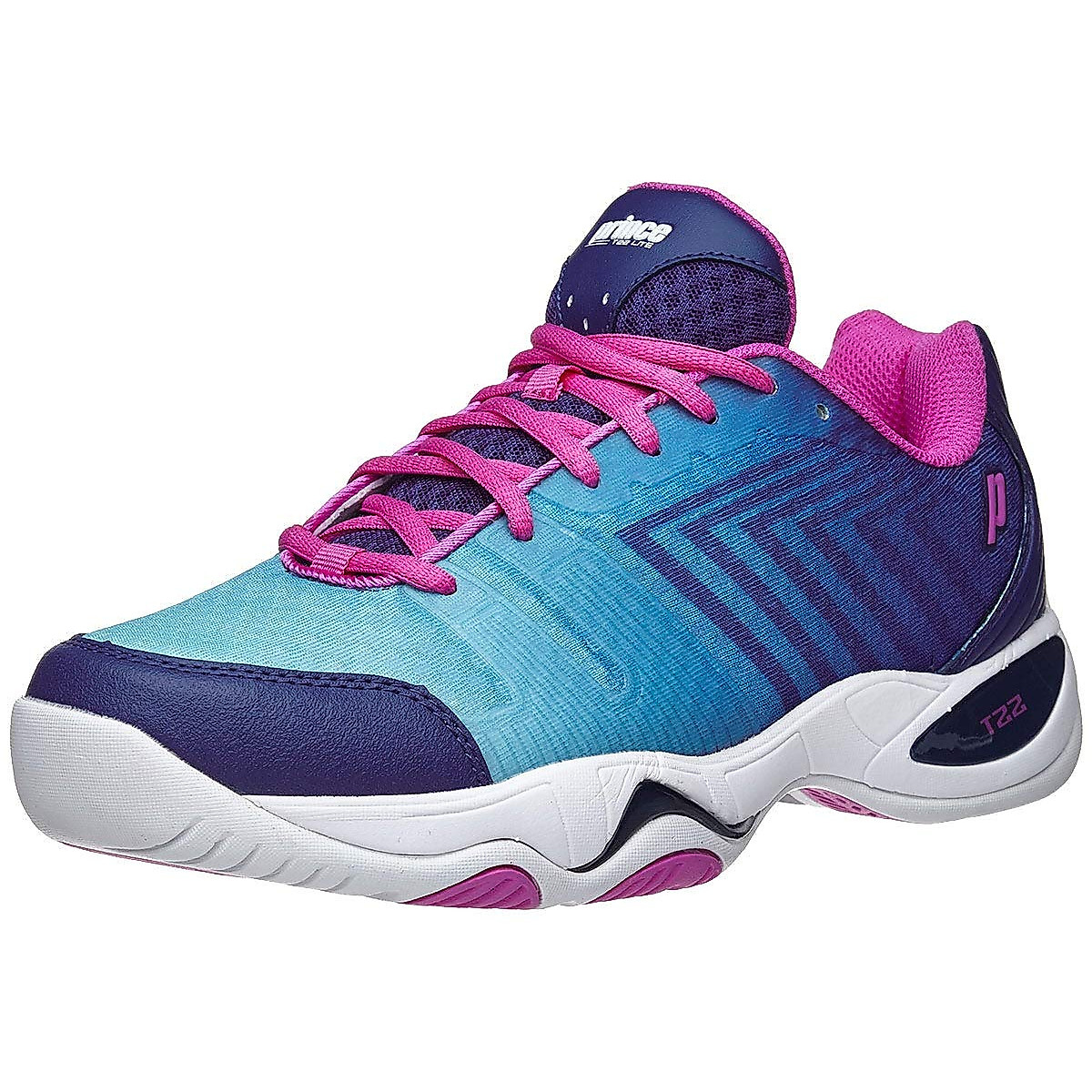 Prince T22 Lite Oc/Wh/Pk Women's Shoes 9.0