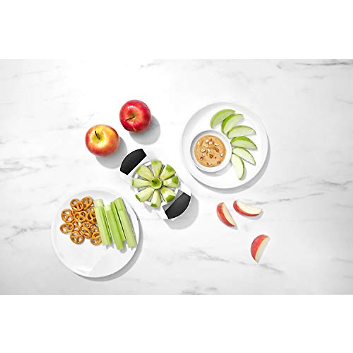 OXO Good Grips Apple Slicer, Corer and Divider,White